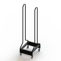 China 2 Holders Stand Steel Sport Equipment Racks for Rugby Clothes And Shoulder Pad for sale