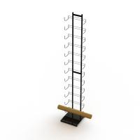 China Flooring Stand Display yoga mat hanging rack 6 shelves 12 Layers for sale