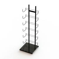 China Flooring Stand Display yoga mat hanging rack 6 shelves 12 Layers for sale