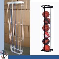 China Vertical 6 Or 12 Basketballs Storage Sport Equipment Racks Wall Mounted for sale