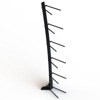 China Flooring Stand 6 Bowling Balls Sport Equipment Racks For Bowling Alley for sale