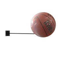 China Iron Wire Wall Mounted Metal Rack For Basketball Rugby Football Display for sale