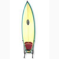 China Stand Paddle Board Storage Wall Surfboard Holder With Metal Wire Frame for sale