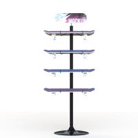China 4 Layers Skateboard Display Sport Equipment Racks For Sliding Plate for sale
