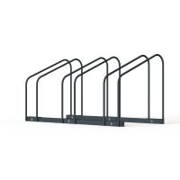 China Knocked Down Metal Floor Stand Holder Outdoor Bicycle Parking for sale