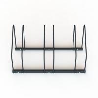 China Knocked Down Metal Floor Stand Holder Outdoor Bicycle Parking for sale