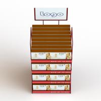 China Cigars Metal Table Top Display Stands With 4 Layers Wire Counter Top Display for sale