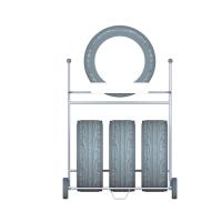 China Workshop Tyres Knocked Down Auto Parts Display Racks In Repair Factory for sale