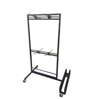 China Advertising Sign Flag Metal Display Stand 12 Yard Floor Standing for sale