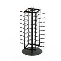 China 4 Sides Metal Counter Display Stands Rotational For 36pcs Glasses for sale