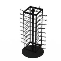China 4 Sides Metal Counter Display Stands Rotational For 36pcs Glasses for sale