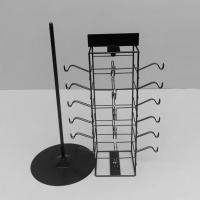 China 4 Sides Metal Counter Display Stands Rotational For 36pcs Glasses for sale