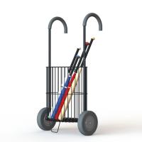 China One Team Base 2 Wheels Ball Storage Cart For Sport Baseball for sale