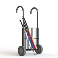 China One Team Base 2 Wheels Ball Storage Cart For Sport Baseball for sale