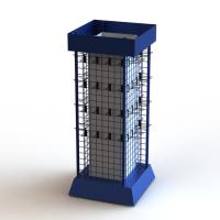 China Four Sides Grid Panel Metal Display Stands For Garden Hard Tooling for sale