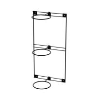China Wall Mounted Three Hooks Metal Display Racks For Basket Ball Hold for sale