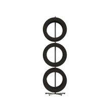China Automobile Cover Tyre 6 Rubber Tires Metal Display Rack Kd Base for sale
