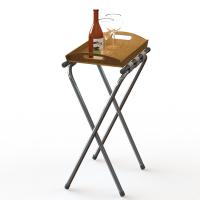 China High Powder Coating Foldable Hotel Display Stand With Black Nylon Webbing for sale