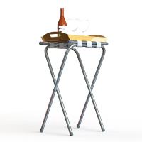 China High Powder Coating Foldable Hotel Display Stand With Black Nylon Webbing for sale