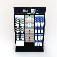 China Water Bottles Mugs Grocery Display Racks Knockdown With Shelves And Hooks for sale