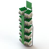 China Soft Drinks Metal Display Stands With 4 Layers And 2 Sides for sale
