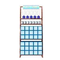 China One Side Square Shelves Retail Display Stands  KD Construction for sale