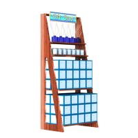 China One Side Square Shelves Retail Display Stands  KD Construction for sale