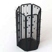 China KD 6 Sides Metal Wire Display Racks With Iron Tubular Frame for sale