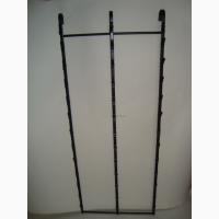 China 3 Metal Strips Clip Snack Display Rack For Door Or Wall for sale