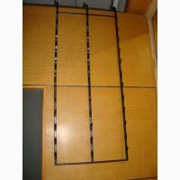 China 3 Metal Strips Clip Snack Display Rack For Door Or Wall for sale