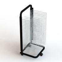 China Painting Paper Drying Metal Tubular Office Display Racks Spring Wire Shelves for sale