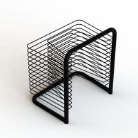 China Multi Tiered Painting Papers Wire Counter Display Stands Rack In Classroom for sale