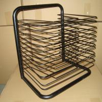China Multi Tiered Painting Papers Wire Counter Display Stands Rack In Classroom for sale