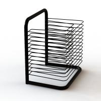 China Multi Tiered Painting Papers Wire Counter Display Stands Rack In Classroom for sale