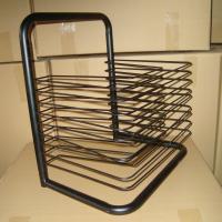 China Multi Tiered Painting Papers Wire Counter Display Stands Rack In Classroom for sale