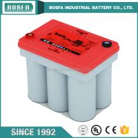 China 6-SPB Series 12 volt High Purity Lead Spiral Wound Battery M6 terminal for sale