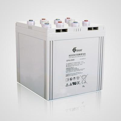 China VRLA Maintenance Free Sealed Lead Acid Battery AGM 2V 2000AH For Telecom for sale