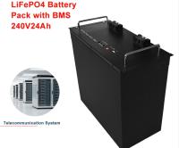 China 240v LiFePO4 Battery Pack UN38.3 24ah Lithium Battery For Solar Storage System for sale