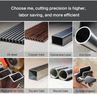 China Cader 350CNCServo Automatic Feeding Small square Pipe Cutting Machine 90 Degree Pipe Cutting Machine Price Factory Direct Sales for sale