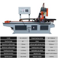 China XS-425CNC Left and Right Clamp Pipe Cutting Machine China Factory Direct Sales  Servo Feeding Long Cold Sawing Machine for sale