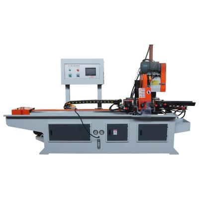 China XS-425CNC Left and Right Clamp Pipe Cutting Machine China Factory Direct Sales  Servo Feeding Long Cold Sawing Machine for sale