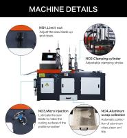 China MC-455CNC Automatic Feeding Aluminum Cutting Machine PVC Plastic Stainless Steel Alloy Profiles New Essential Motor Gear for sale
