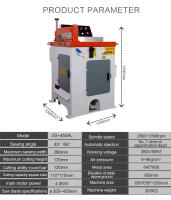 China 45 90 Degree Small Aluminum Cutting Machine XS-455AL  Aluminum Alloy Aluminum Profile Cutting Machine for sale