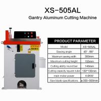 China Cedar XS-505AL Automatic Pneumatic Aluminium Cutting Machine Saw High Precision Circular Saw Manual Blade Tension Core Motor for sale