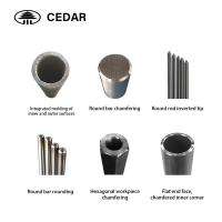 China Chamfering Deburring Pipe for Metal Double Head Automatic Chamfer Set Electric Desktop to Steel Rod Machine for sale