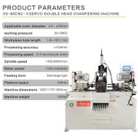 China 80 Series Double-head Chamfering Machine Automatic Feeding High-precision Pipe and bar Chamfering Machine for sale