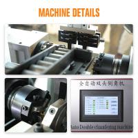 China 80 Series Double-head Chamfering Machine Automatic Feeding High-precision Pipe and bar Chamfering Machine for sale
