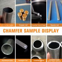 China High-Precision 80 Pneumatic Single-Head Chamfering Machine Automatic Pipe Bar Feeder Construction Steel Stainless Steel for sale