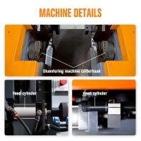 China 50 Series Pneumatic Double-head Chamfering Machine Double-head Chamfering Machine Chamfering Rod for sale