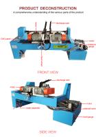 China China  Factory XS-80 High Precision Double Head Chamfering Machine Iron Steel Pvc Aluminum Tube Round Tube Round Rod for sale